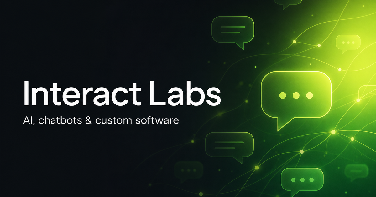 Interact Labs | AI Chatbots & Custom Software Development